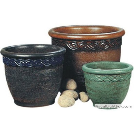 Lonec keramičen Mikulovski 23x22 peščenorjav | Roko - Spletni agrocenter